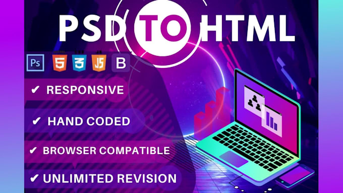 Convert Psd To Html Responsive Bootstrap 5 By Shaharinamita Fiverr 7886