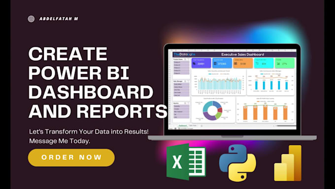 Create power bi dashboard and reports in 24 hours
