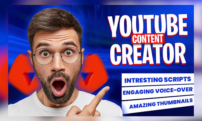 Be your youtube video content creator or content creator by Pro_editor ...