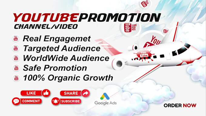 Do organic youtube video and channel promotion by Adizagdon | Fiverr