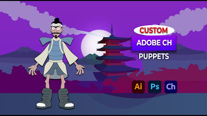 Create and rig a puppet for adobe character animator by Alpha_animators ...
