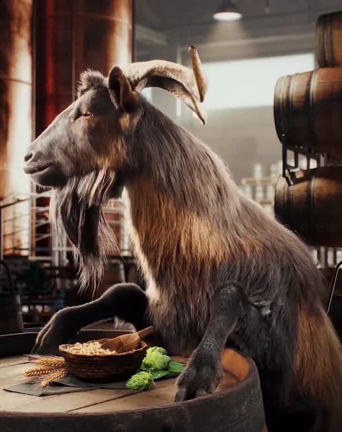 Integrate realistic cgi animal, 3d rigging, xgen fur, cgi animal ...