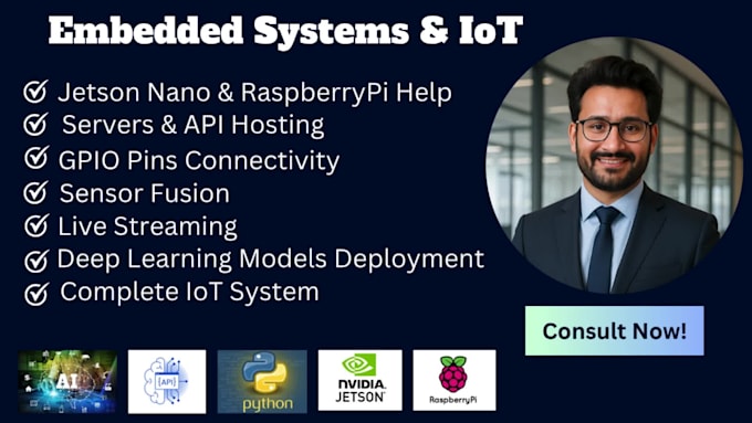 Help with jetson nano, xavier, raspberry pi, and ai powered iot projects by Systematic_hub | Fiverr