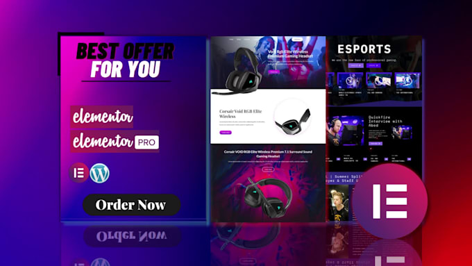 Design a responsive website using elementor in wordpress by Webd_tamim | Fiverr