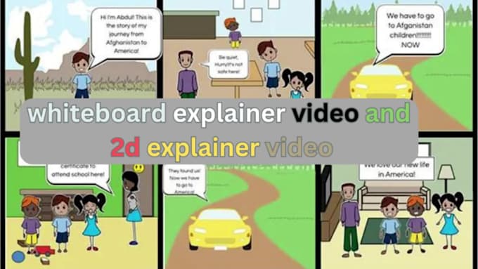 2d animations storytelling kids video in a fun, engaging way by Shotcut ...