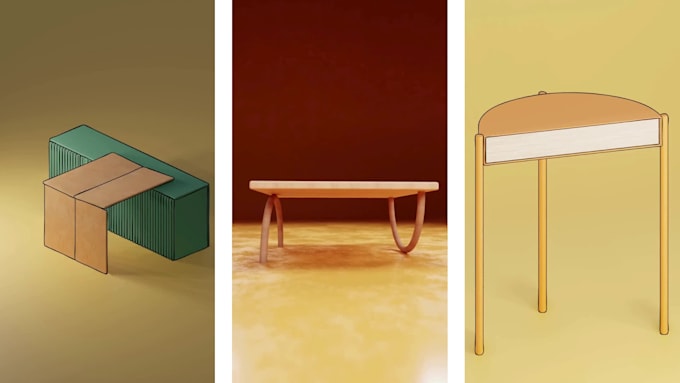Do furniture modeling and animation by Saif79 | Fiverr