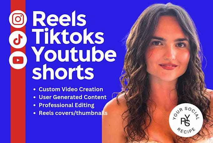 Edit your reels and tiktoks to boost engagement by Socialrecipe | Fiverr