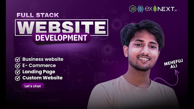 Develop a custom full stack website using mern stack by Mehefujali | Fiverr