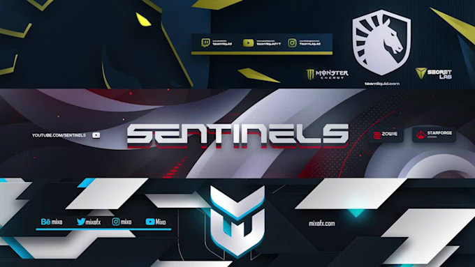 Design twitter header, twitch header, youtube banner by Aniket_dzns ...