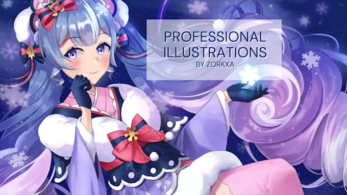 Draw professional 2d anime art and illustration by Zorkxa | Fiverr