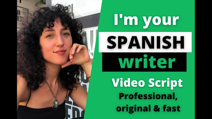 Write amazing video script in spanish by Paulaluciav | Fiverr