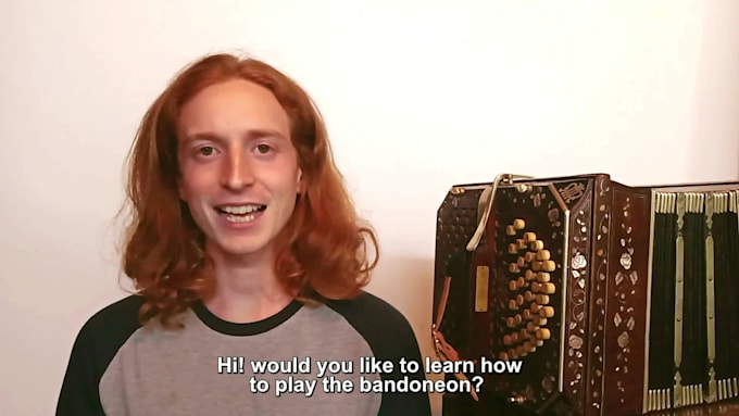 Teach you how to play bandoneon, intermediate and beginners by ...