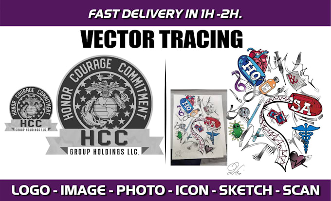 Do vector tracing, line art tracing and redraw logo by Fanumvector | Fiverr Do vector tracing, line art tracing and redraw logo by Fanumvector | Fiverr