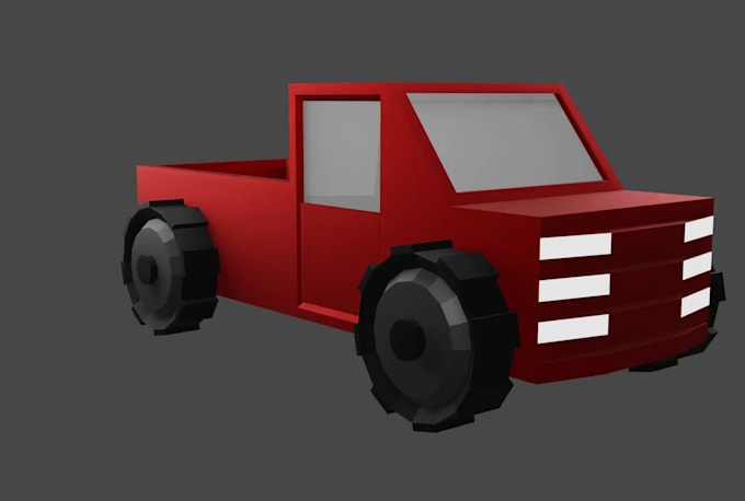 Create a low poly simple vehicle for you by Designgreenbiz | Fiverr