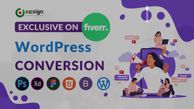 Convert figma or xd to wordpress using elementor pro by Codesign_ | Fiverr