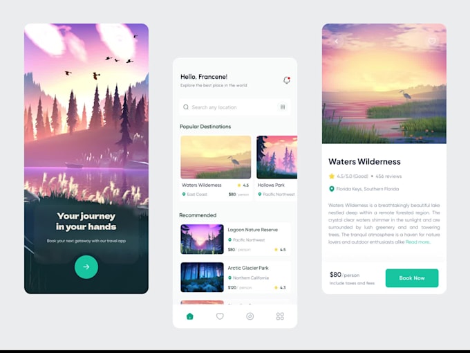 Create amazing ui ux designs for your mobile app on figma by Sorwoar ...
