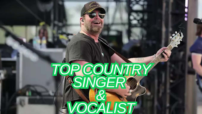 Be your top country music singer, vocalist, and music producer by ...