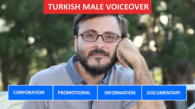 Record professional turkish man male voiceover by Evrengulcemalya | Fiverr