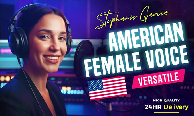 Versatile american female voice over, bubbly, trendy, corporate ...