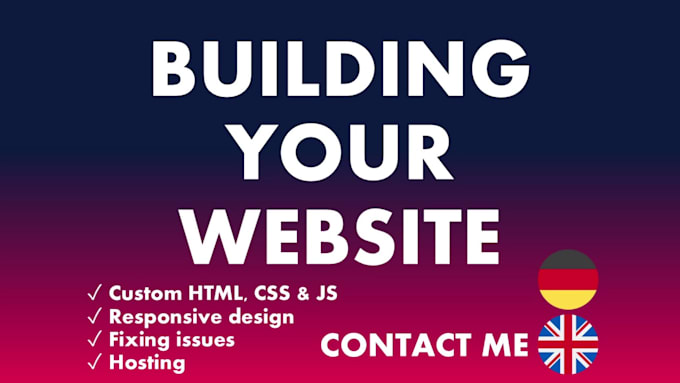 Build, design website development using responsive html, css by Konrad ...