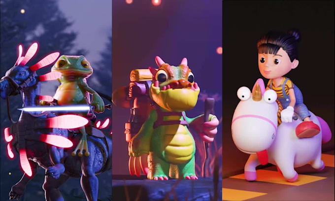 3d model for game asset or character by Wis_arch | Fiverr