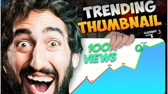 Make youtube video thumbnail, clickbait thumbnail by Razamalik609 | Fiverr