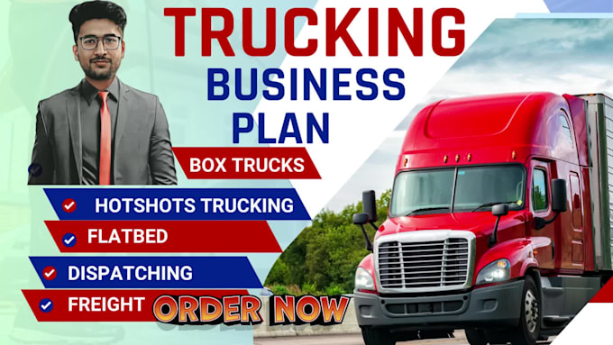 Create elite trucking logistics freight dispatch business plan ...