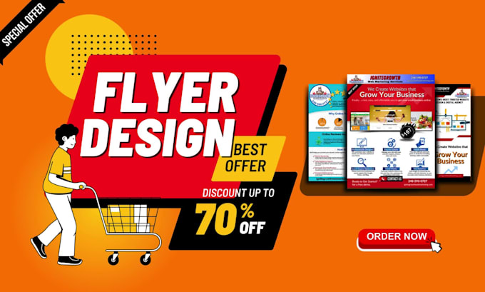Design business flyer sales flyer brochure booklet product sell sheet ...