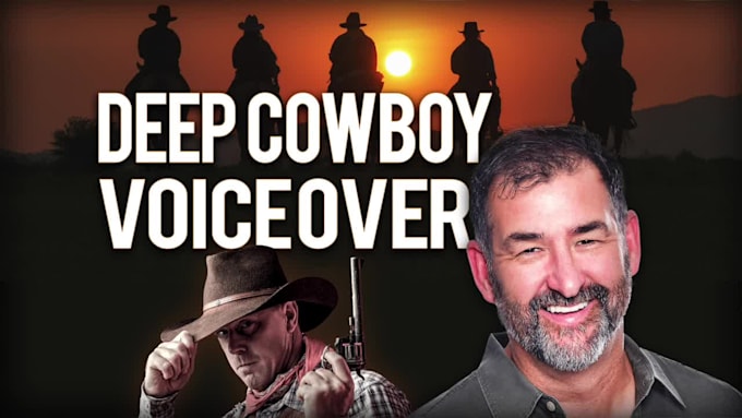 Do deep western texas real human cowboy voice by Paulorr | Fiverr