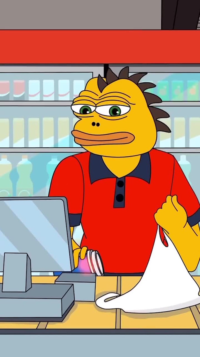 2d meme art video, memecoin animation, viral meme video, solana meme ...