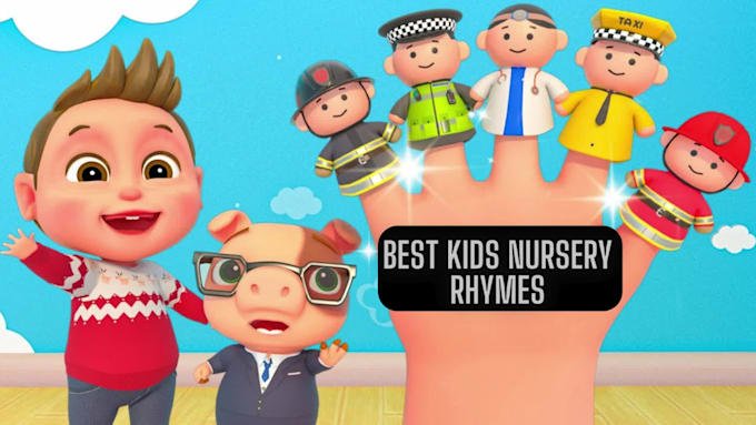 Kids learning videos, nursery rhymes, 2d animation, kids animation ...