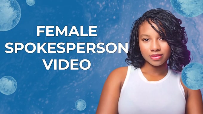 Create a friendly female spokesperson video in 48 hours by Kathie_ken ...