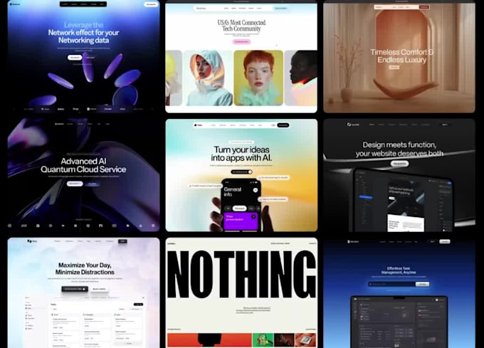 Figma website ui ux design landing page mockup mobile app design saas custom web by ...