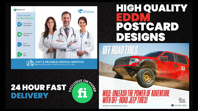 Create stunning eddm postcard design, mialer, direct mail by Graphic ...