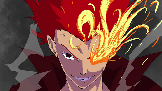 Create professional 2d sakuga animation in anime style by ...