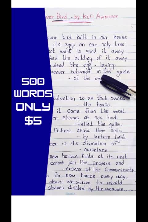 Handwrite notes, letters and documents in neat handwriting by Design ...