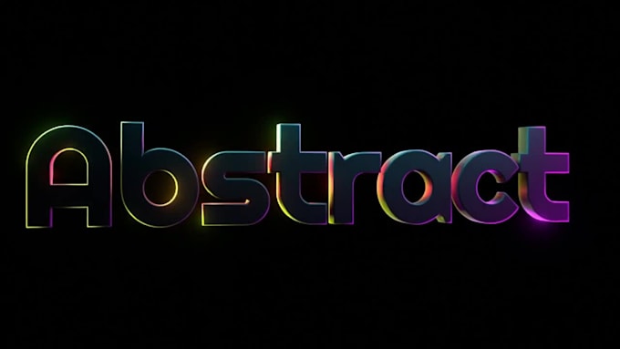 Create a spinning 3d animated text for your company by Harnaidigital3d ...