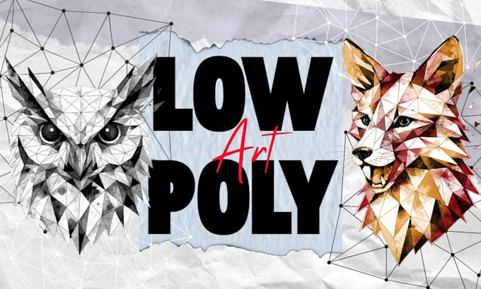 Draw custom low poly or geometric art for tattoos, gifts, or decor by ...