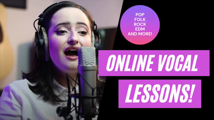 Provide online vocal lessons and teach you how to sing by Raquel_gomes ...