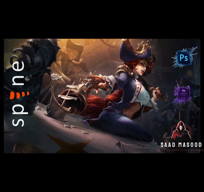 Do 2d animation in spine pro by Spine2d | Fiverr