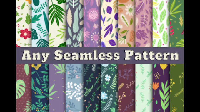 Design seamless repeat pattern design with free mockup by Sardar150 ...