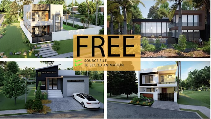 Villa design in 4k high quality realistic renders by Maryumzohaib | Fiverr