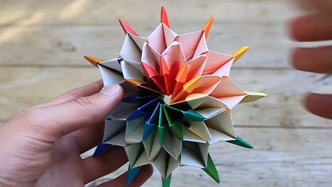 Fold and send an interactive origami model by Onepaperfold