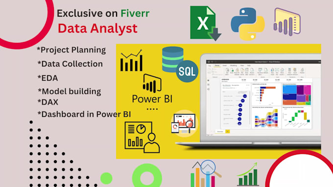 Be your power bi expert and provide data visualization by Datawizpro ...