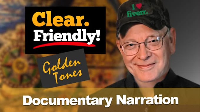 Be your informative documentary male voice over actor, storytelling ...