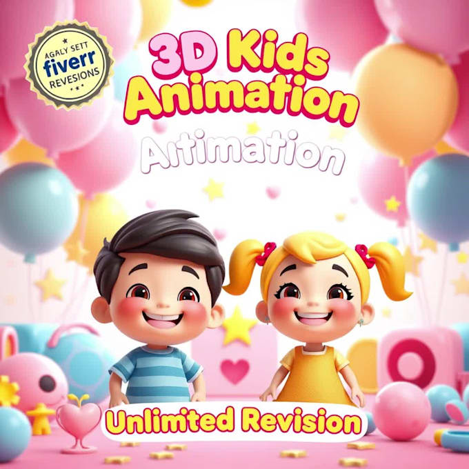 Create fun and educational 3d kids animation videos for youtube and ...