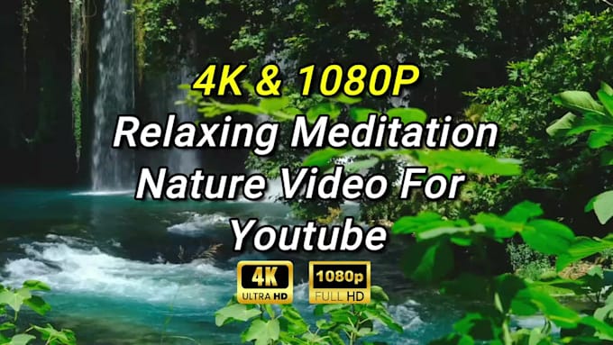 Create relaxing rain meditation music video by Kainatsarwar73 | Fiverr
