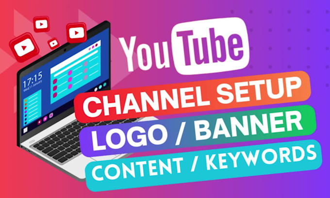 Create, setup reliable youtube channel with logo, banner by Faranshakeel | Fiverr
