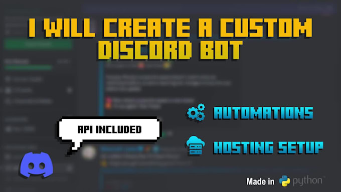 Create a custom discord bot by Sergioramos24 | Fiverr