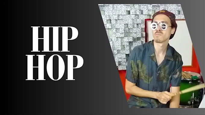 Record professional hip hop,rap drums by Christiangdrums | Fiverr